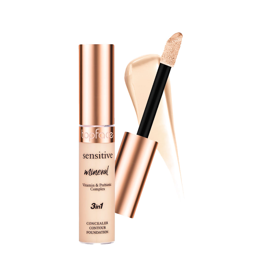 Concealer 3 en 1 Mineral Vegano Topface - Dipaso
