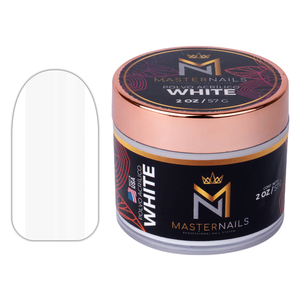 Polvo Acrílico White 2 oz Master Nails