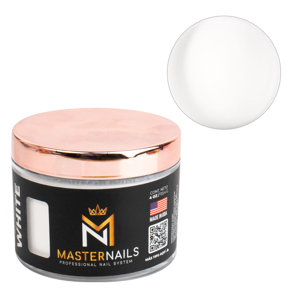 Polvo Acrilico Mini 4 Oz White Master Nails