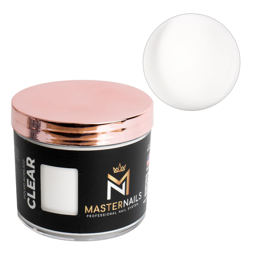 Polvo Acrilico Mini 8 Oz Clear Master Nails