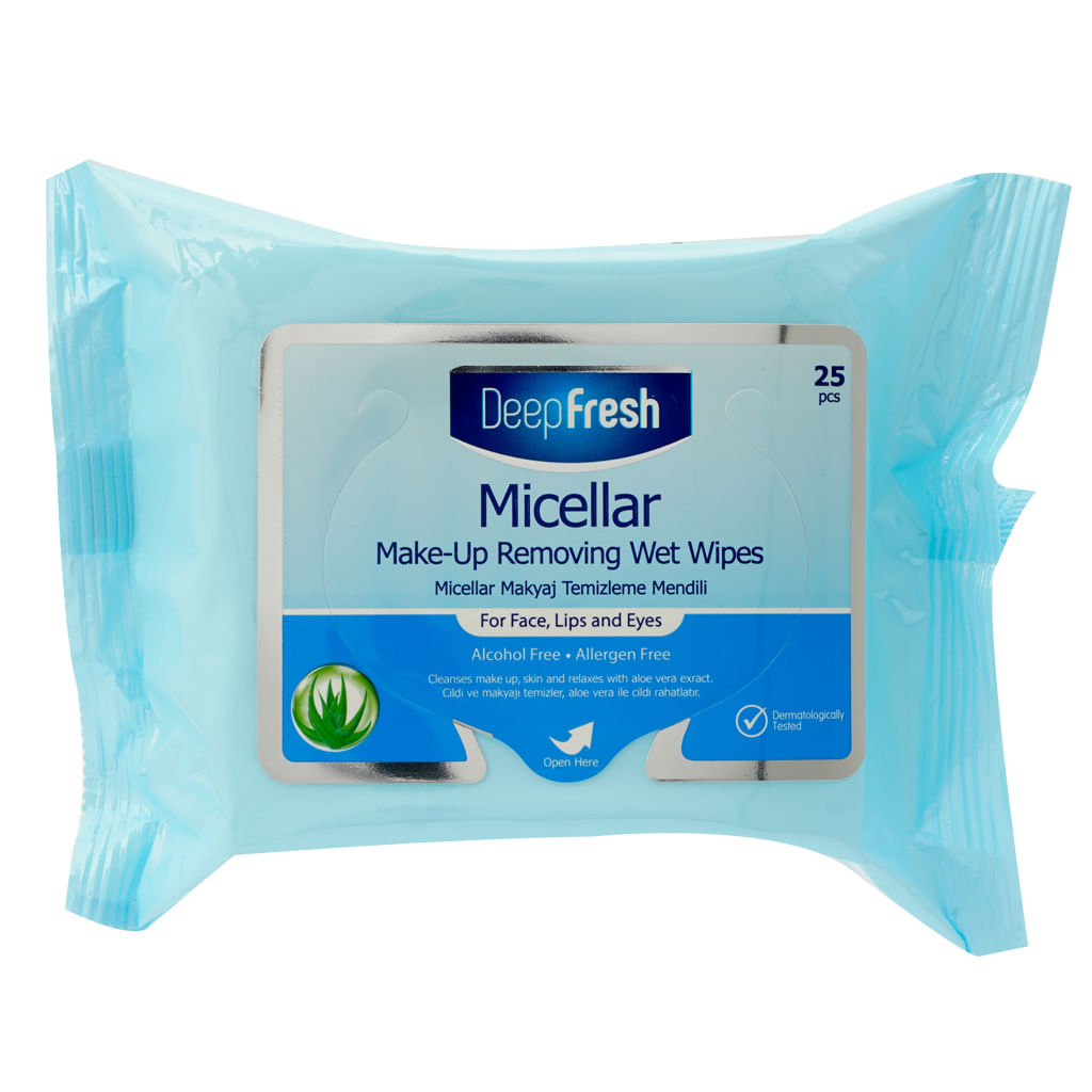 Toallas desmaquillantes con agua micelar Deep Fresh - Dipaso