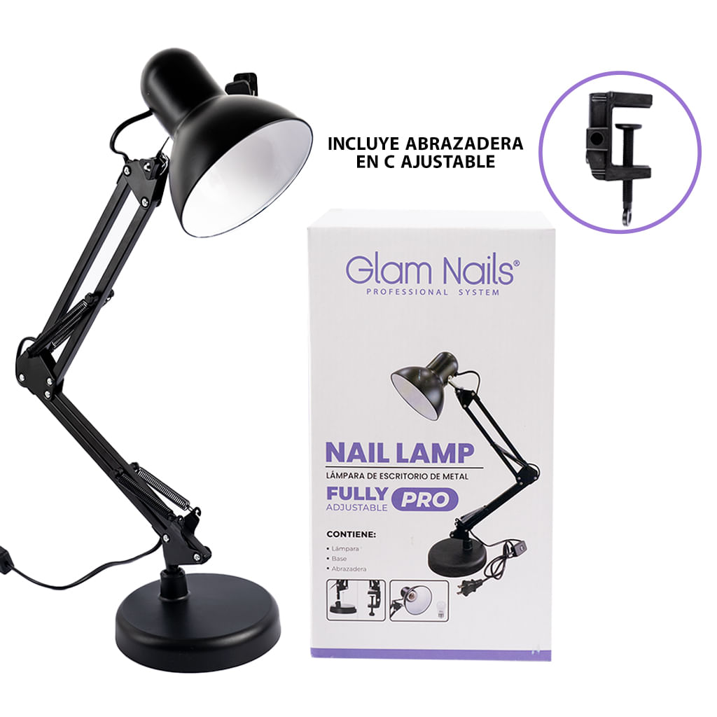 Lampara Con Base Para Escritorio Glam Nails