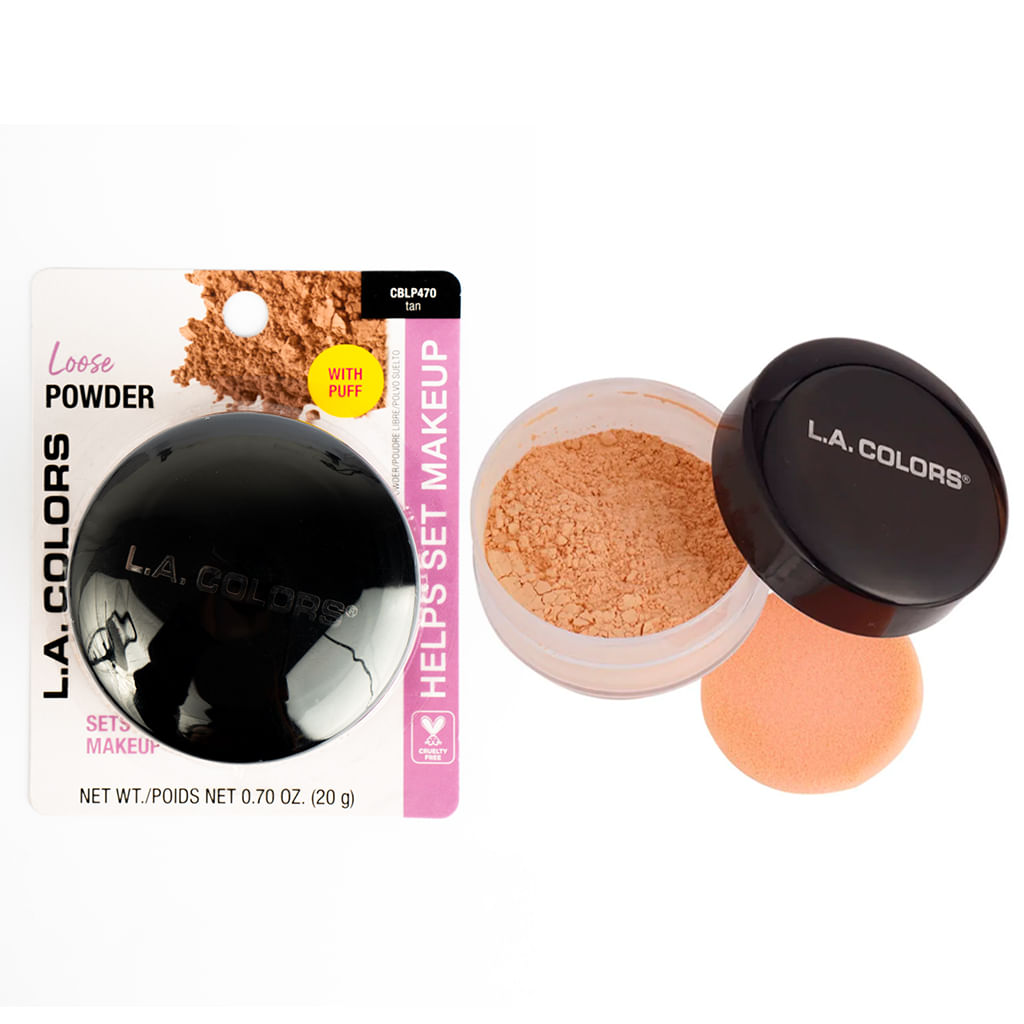 Polvo suelto Tan 470 LA Colors - Dipaso | Tienda de Belleza Nº1 en Ecuador